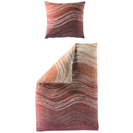 Bierbaum Bettw&auml;sche Mako-Satin orange