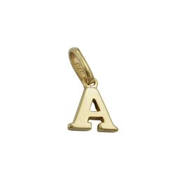 Gallay Anh&auml;nger 8x6,5mm Buchstabe A gl&auml;nzend 9Kt GOLD