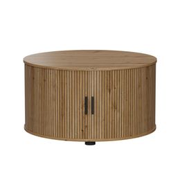 VICCO Couchtisch, Eiche, Holzwerkstoff, Rund, 80x45x80 cm, Wohnzimmer, Wohnzimmertische, Couchtische
