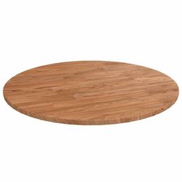 vidaXL Runde, Hellbraun, Holz, Eiche, Rund, 50x1.5x50 cm, Esszimmer, Tische, Esstische, Tischsysteme, Tischplatte