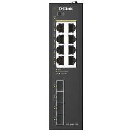 DLink D-Link DIS-210G-12P, 12-Port Gigabit Industrial PoE+ Smart Managed Switch