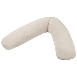 Theraline Stillkissen Dodo Premium, Sand, Textil, 30 L, F&uuml;llung: Polystyrol, 180 cm, Oeko-Tex&reg; Standard 100, Bezug abnehmbar, waschbar, schadstoffgepr&uuml;ft, mit Rei&szlig;verschluss, F&uuml;ttern, Stillen, Stillkissen