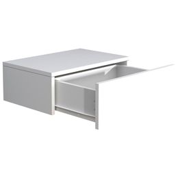 Livetastic Nachtschrank, Wei&szlig;, Holzwerkstoff, 1 Schublade(n) Schubladen, 45x15x30 cm, h&auml;ngend, Schlafzimmer, Nachttische