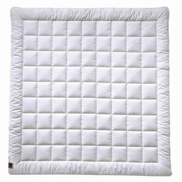 Billerbeck Ganzjahresdecke Alcando Uno, Wei&szlig;, Textil, F&uuml;llung: Polyester, 200x200 cm, f&uuml;r Hausstauballergiker geeignet, temperaturausgleichend, feuchtigkeitsregulierend, strapazierf&auml;hig, weich und anschmiegsam, Schlaftextilien, Bettdecken, 4 Jahreszeiten Bettdecken