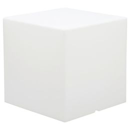 Newgarden LED-AU&szlig;ENLEUCHTE Cuby, Wei&szlig;, Kunststoff, quadratisch,quadratisch, kaltwei&szlig;, 32x32 cm, RoHS, LED-Leuchtmittel austauschbar, Lampen & Leuchten, Au&szlig;enbeleuchtung, Au&szlig;enleuchten