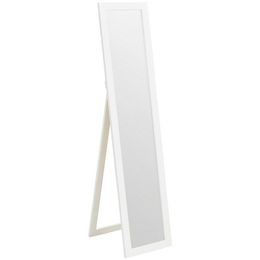 CARRYHOME Standspiegel, Wei&szlig;, Glas, Holzwerkstoff, rechteckig, 35x150x40 cm, Bsci, Ganzk&ouml;rperspiegel, Spiegel, Standspiegel