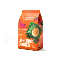 EDUSCHO Lieblingsbohnen Vollmundig - 8 x 750 g Ganze Bohne - Intensit&auml;t: 4/5