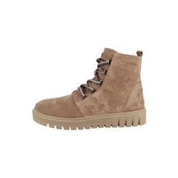 Romika Velours-Schn&uuml;rboots - Damen - Gr. 41 - taupe