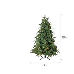 Tchibo - LED-Weihnachtsbaum &raquo;&laquo;Greyland - dunkelgr&uuml;n