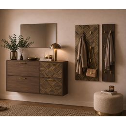 Tchibo - Hakenpaneel &raquo;Glenn&laquo; - 24,5x2,6x109cm - gold -