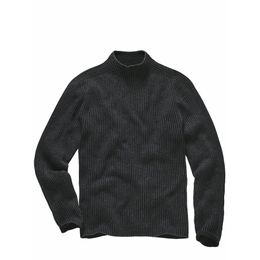Mey & Edlich Mey & Edlich Herren Grundform-Mockneck Schwarz 80 % Wolle, 20 % Polyamid