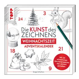 Frechverlag Adventskalender &raquo;Kunst des Zeichnens &ndash; Weihnachtszeit&laquo;