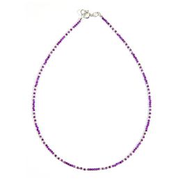 Kette mit lilafarbenem Achat