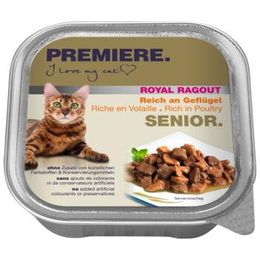 Premiere Royal Ragout Nassfutter Senior Reich an Gefl&uuml;gel 64x100 g