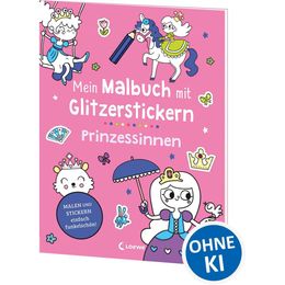 Mein Malbuch mit Glitzerstickern - Prinzessinnen
