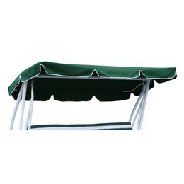 DEGAMO Dachplane f&uuml;r Hollywoodschaukel MIAMI 228x120cm, dunkelgr&uuml;n