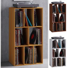 Vcm Holz Schallplattenregal Raumteiler Ma&szlig;e H. 120 x B. 60 x T. 40 cm Medienregal - Schaltino
