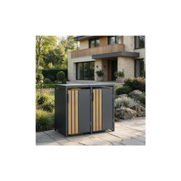 Home Deluxe M&uuml;lltonnenbox KANTO - 2x 240L