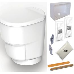 Clesana Toilette C1 mit Rundsockel - Komplettset