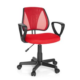 hjh OFFICE Kinderdrehstuhl KIDDY CD Stoff / Netzstoff mit Armlehnen
