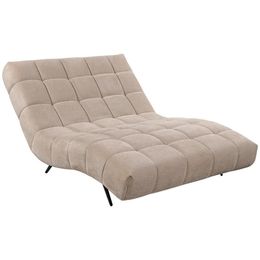 Mid.you Relaxliege Serio, Creme, Metall, 2-Sitzer, 118x83x168 cm, Wohnzimmer, Sessel, Relaxliegen