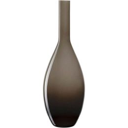 Leonardo Vase Beauty, Beigebraun, Glas, bauchig, 17.5x50x17.5 cm, handgemacht, Dekoration, Vasen, Glasvasen