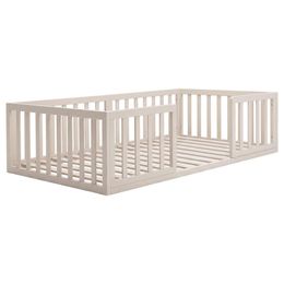 Roba Bodenbett roba Bodenbett, Kaschmir, Holzwerkstoff, Schichtholz,Schichtholz,Schichtholz, 70x140 cm, in verschiedenen Gr&ouml;&szlig;en erh&auml;ltlich, bodentiefer Einstieg, Kinderzimmer & Jugendzimmer, Kinderm&ouml;bel, Kinderbetten, Bodenbetten