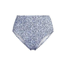 LANDS' END High Waist Bikinihose, leichtes Shaping f&uuml;r Damen in Petite-Gr&ouml;&szlig;e, Damen, size: plus, Wei&szlig;, Elasthan/Nylon-Mischung, by Lands' End