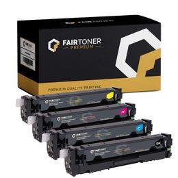 FairToner Premium 4er Multipack Set kompatibel f&uuml;r HP CF400X-CF403X Toner