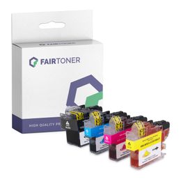 FairToner 4er Multipack Set kompatibel f&uuml;r Brother LC-3219XLVALDR Druckerpatronen