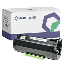 FairToner Kompatibel f&uuml;r Lexmark 60F0HA0 / 600HA Toner Schwarz