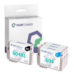 FairToner 4er Multipack Set kompatibel f&uuml;r Epson C13T10H94010 / 604XL / 604 Druckerpatronen