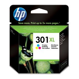 Original HP DeskJet 3055 a (CH564EE / 301XL) Druckerpatrone Color (Cyan,Magenta,Gelb)