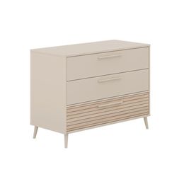 Paidi Wickelkommode Eefje, Beige, Holzwerkstoff, 3 Schublade(n) Schubladen, 123.5x93.2x57.1 cm, Blauer Engel, Goldenes M, Babym&ouml;bel, Wickelkommoden & Zubeh&ouml;r, Wickelkommoden