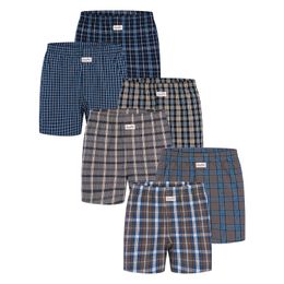 Sugar Pine Herren Boxer Mix Karos 6er Pack