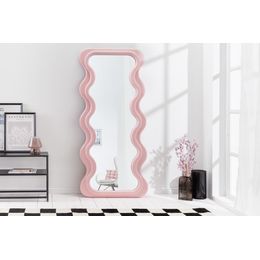 Riess Ambiente Design Wandspiegel CURVY 160cm rosa Riess-Ambiente organisch Modern & Design