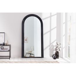 Riess Ambiente Design Wandspiegel ART DECO 160cm schwarz Riess-Ambiente organisch Modern & Design