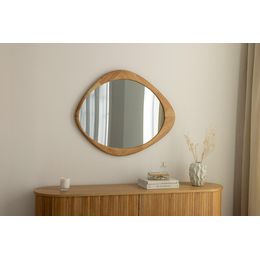 Riess Ambiente Massiver Wandspiegel ORGANIC 90cm natur Eichenholz-Design Riess-Ambiente organisch