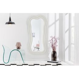 Riess Ambiente Design Wandspiegel ALICE II 100cm wei&szlig; Riess-Ambiente Modern & Design