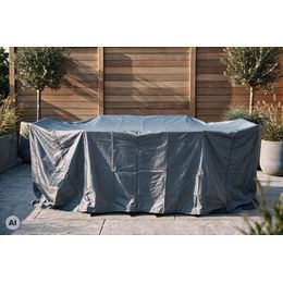Riess Ambiente Wetterfeste Schutzhaube PRESTIGE PROTECT 210cm anthrazit Sonnenliege Abdeckung Riess-Ambiente rechteckig Modern & Design