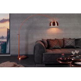 Riess Ambiente Ausziehbare Bogenlampe LOUNGE DEAL 170-210cm kupfer Stehlampe Riess-Ambiente Klassisch