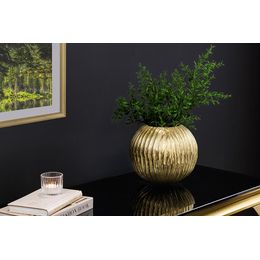 Riess Ambiente Handgefertigte Deko-Vase ELEGANCE 25cm gold antik Hammerschlag Design Riess-Ambiente Modern & Design