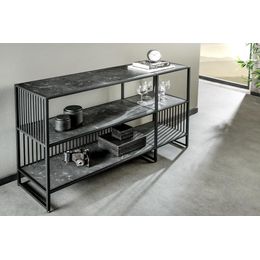 Riess Ambiente Modernes B&uuml;cherregal ARCHITECTURE 120cm graphit Riess-Ambiente