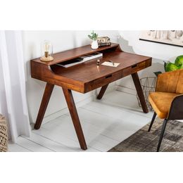 Riess Ambiente Massiver Sekret&auml;r MONSOON 100cm Akazie Schreibtisch Markant Finish Riess-Ambiente Klassisch