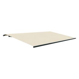 Markise 3.50 x 2.50, Basic, Hellelfenbein, 3500 x 2500 mm, Kurbel links ohne Volant, individuell konfigurieren