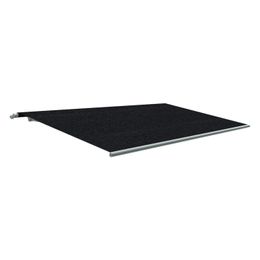 Markise 350x250, Basic, Schwarz, 3500 x 2500 mm, Kurbel links ohne Volant, individuell konfigurieren