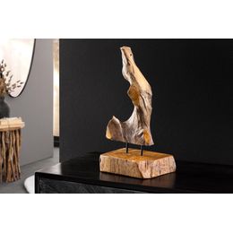 Riess Ambiente Massives Teakholz Ornament FLAME 30-40cm Treibholz Dekoration Riess-Ambiente Modern & Design