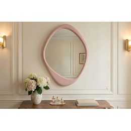 Riess Ambiente Asymmetrischer Wandspiegel ORGANIC 95cm rosa flexibel aufh&auml;ngbar Riess-Ambiente organisch Modern & Design