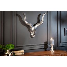 Riess Ambiente Moderne Wanddekoration STYLE ROCKS 50cm silber Geweih Riess-Ambiente