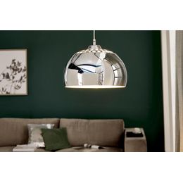 Riess Ambiente Designer H&auml;ngelampe CHROME BALL 32cm chrom Pendelleuchte Modern Design Riess-Ambiente